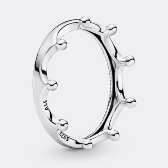 Pandora | Jewelry | Pandora Polished Crown Ring | Poshmark